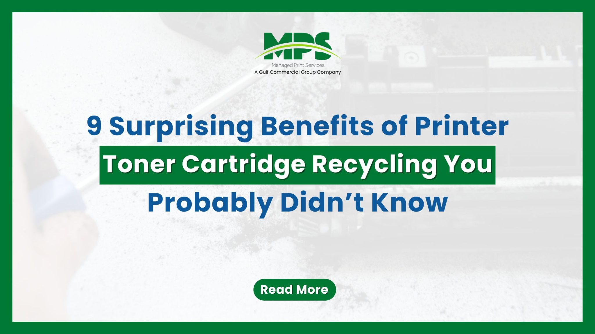 9 Surprising Benefits of Printer Toner Cartridge Recycling You Probably ...